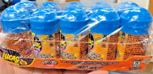 Lucas Baby Polvos Powder Mango Flavor Mexican Candy 10 Pcs | eBay