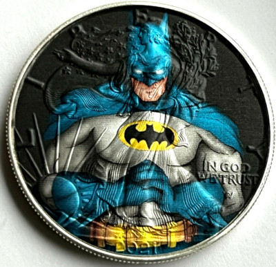 Batman - American Silver Eagle 1oz .999 Limited Edition Silver Dollar ...