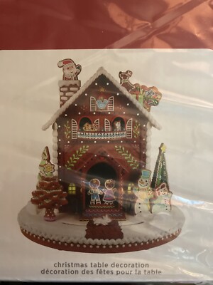 Hallmark Giant Gingerbread House Tabletop Plays Deck The Halls Moves ...