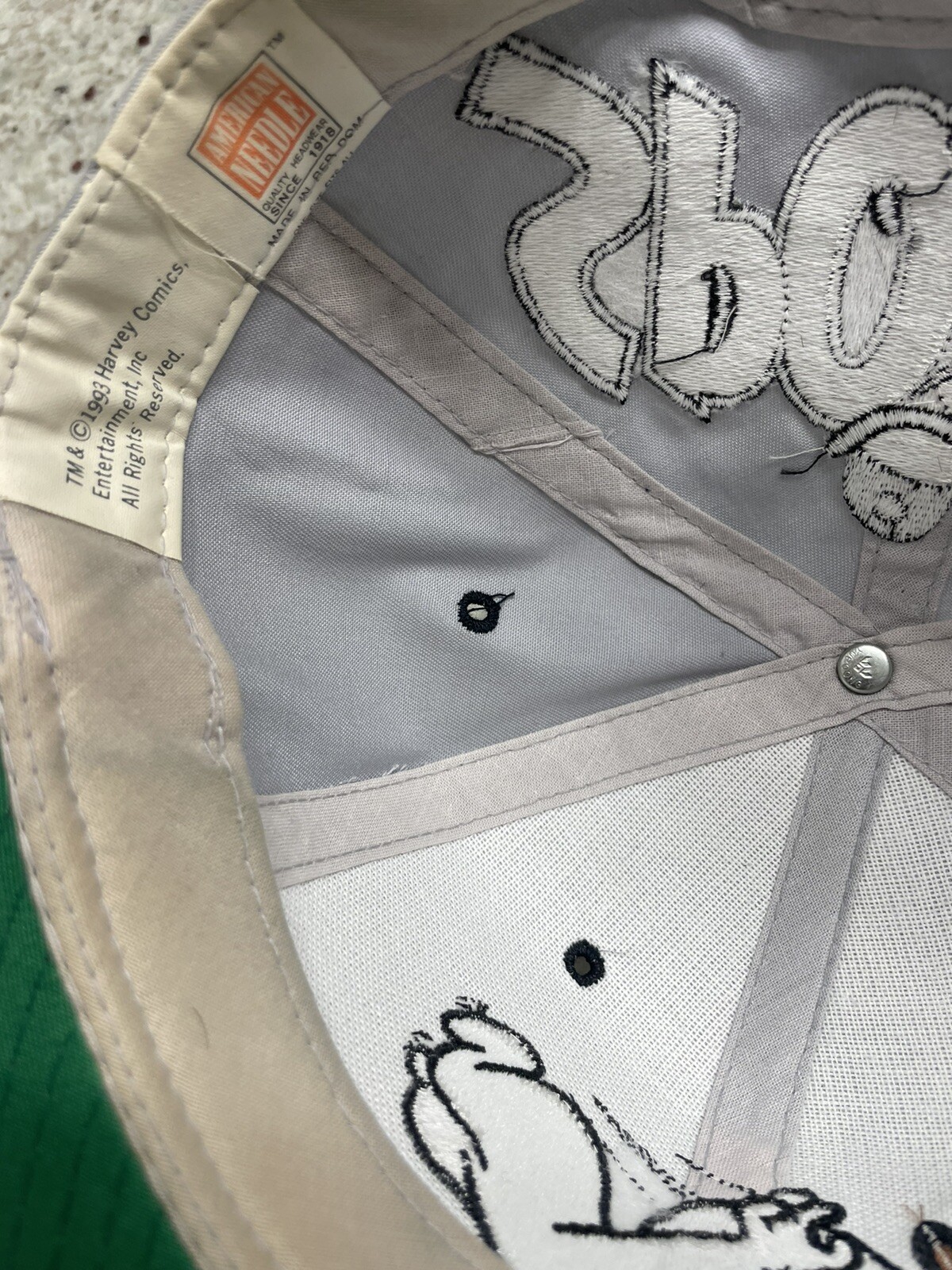 Vintage American Needle Toons Blockhead Hat SnapBack 1993 Spooky | eBay