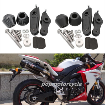 No Cut Frame Sliders Crash Protector For Yamaha YZF R1 YZFR1 YZF-R1 ...