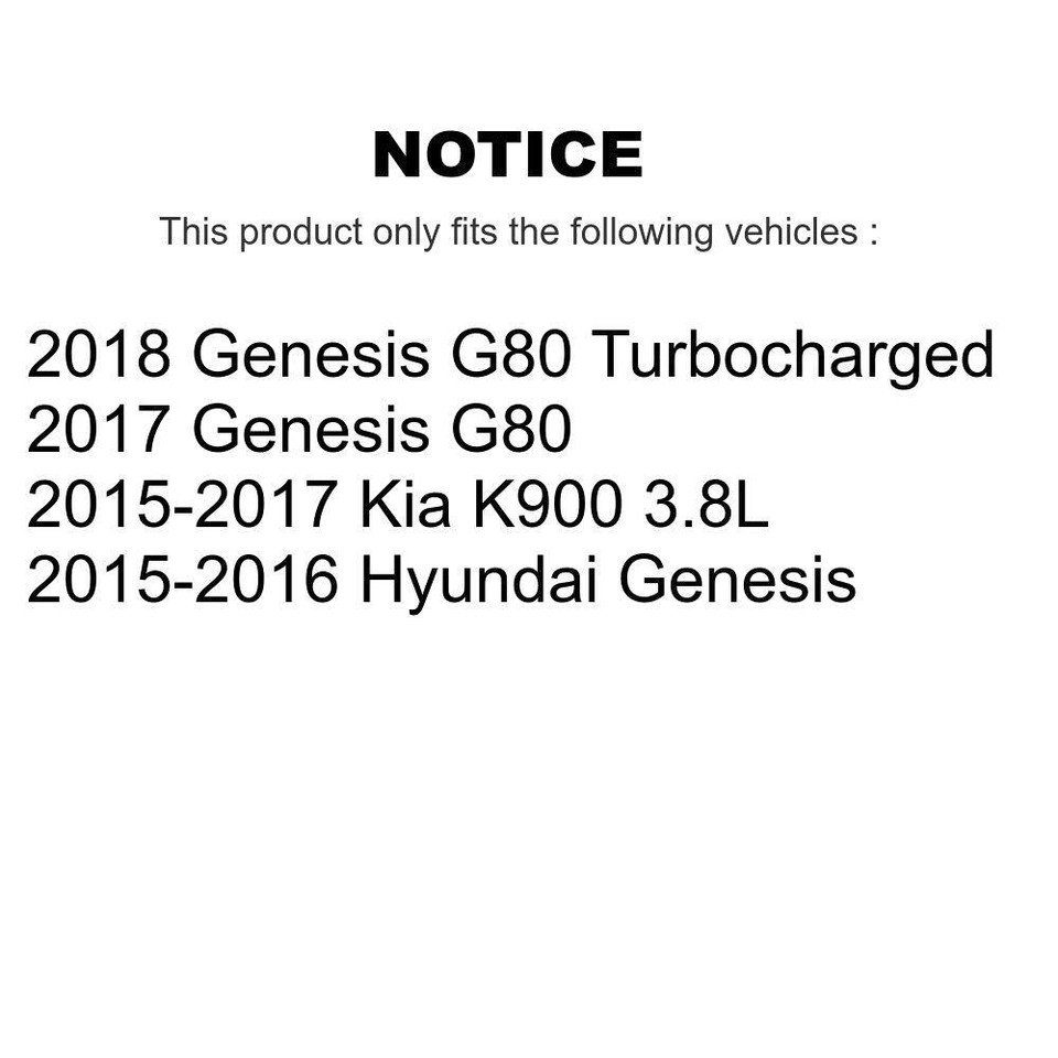 Front Ceramic Disc Brake Pads For Hyundai Genesis G80 Kia K900 CMX ...