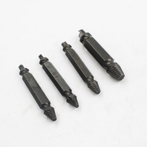 4 Pc/Set Damaged Screws Extractor Remover For Stripped Head Screws Nuts ...