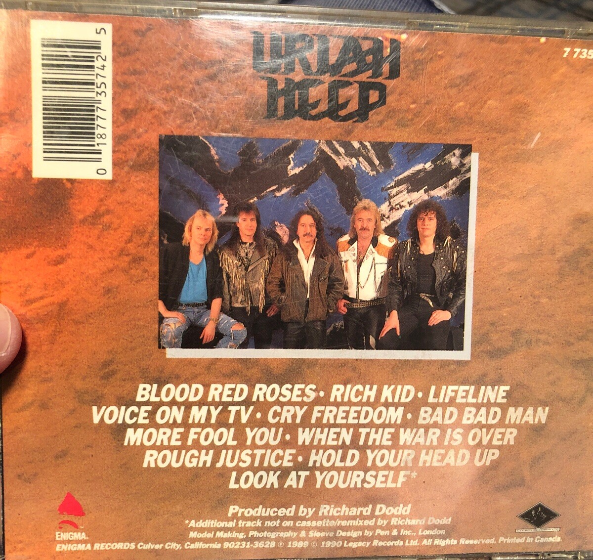 Raging Silence by Uriah Heep (CD,1990, Enigma) Rare Deep Purple | eBay