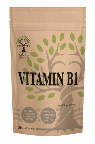 Vitamin B1 Capsules 100mg Vitamin B1 Vegan Vitamin B1 Supplement ...