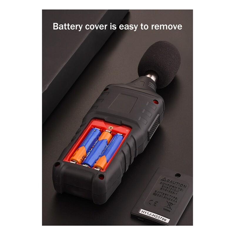 HT622B Digital 30DB-130DB LCD Display Voice Tester Noise Decibel ...