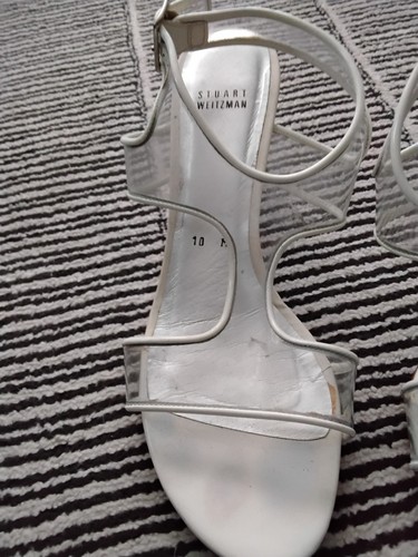 Stuart Weitzman clear sandal, size 10 | eBay
