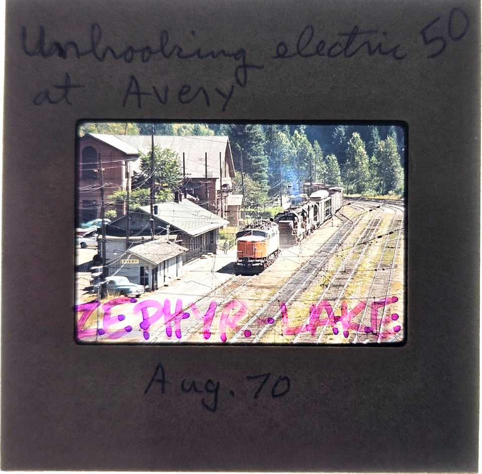 ZL Original Slide [752] WILW #E21 2-D-D-2 #4000 SD45 Freight Action ...