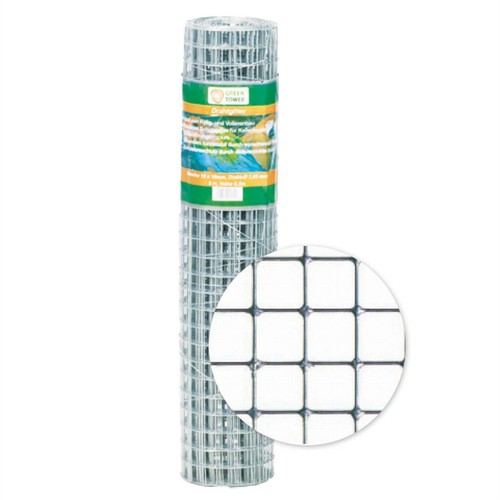Drahtgitter verzinkt 19x1,05x1000mm, 5 m Rolle 4eck Käfigdraht ...