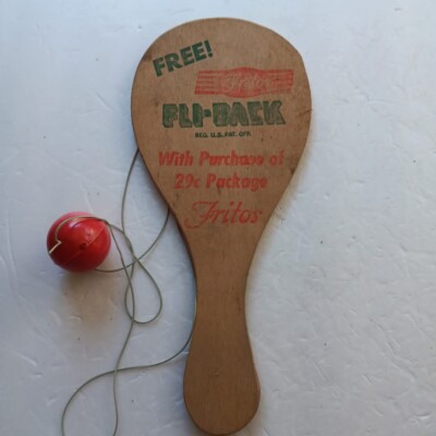 Vintage Fli-Back Fritos Wooden Paddle Game | eBay