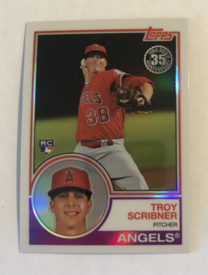 Troy Scribner 2018 Topps Silver Pack 1983 Design Series 2 Rookie #88 ...