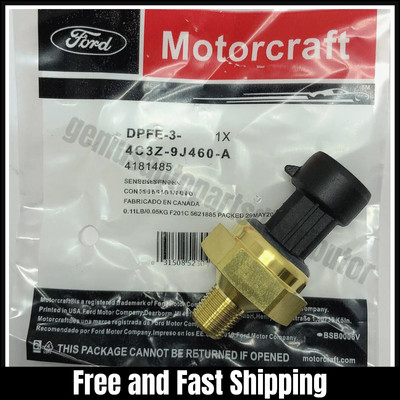 DPFE-3 OEM Motorcraft Exhaust Back Pressure EBP Sensor Diesel 6.0L 7.3L ...