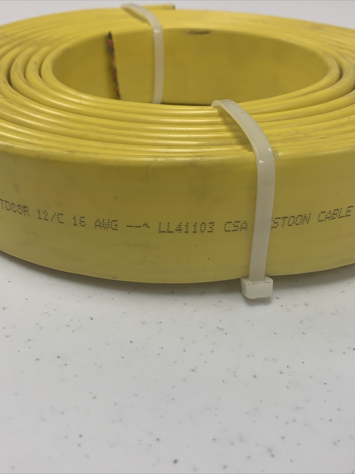 NEW, JMC451612M-YEL LL41103 105C 600V VW-1 CSA, 185 IN. FESTOON CABLE ...