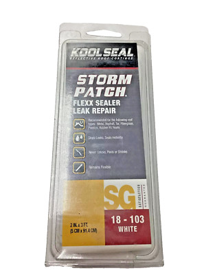 Kool Seal Storm Patch Flexx 3' x 2" Flexx Sealer Instant Leak Repair ...