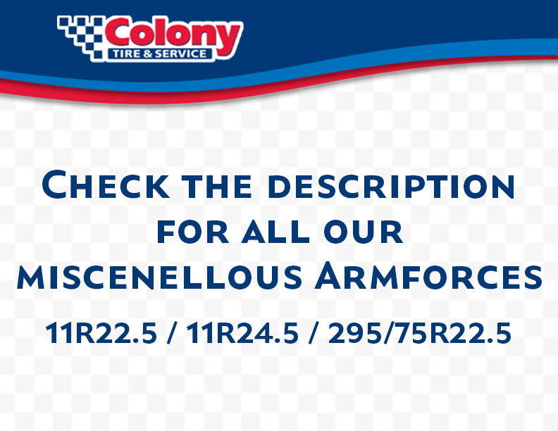 11R22.5 Armforce 16ply - Open Shoulder Drive Commerical Truck Tire | eBay