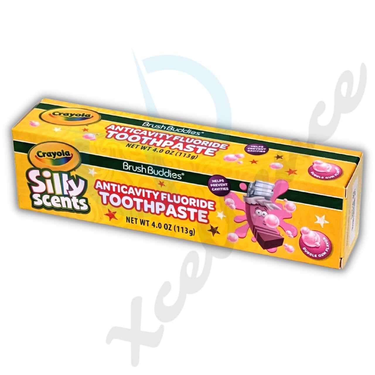 1 Brush Buddies Crayola Silly Scents Anticavity Fluoride Toothpaste 4 ...