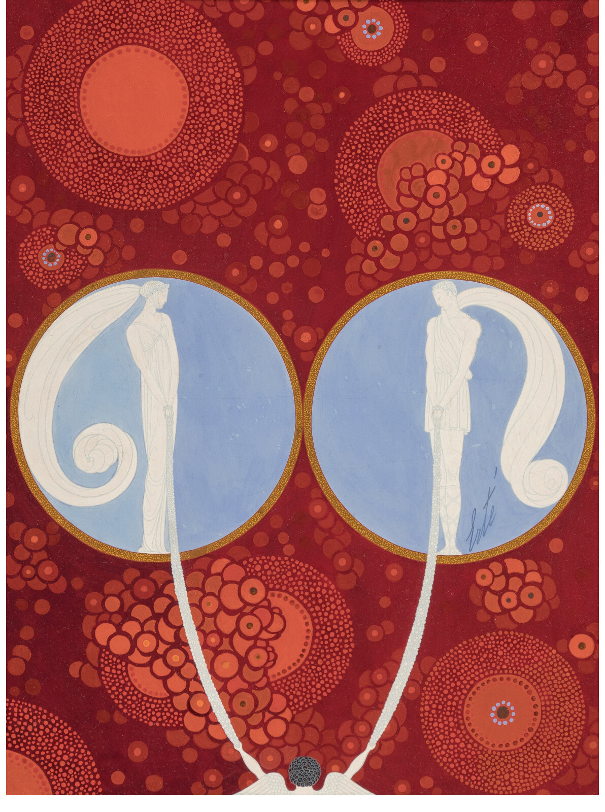 Erte: Hymenee 22x30 Archival Quality Fine Art Print | eBay