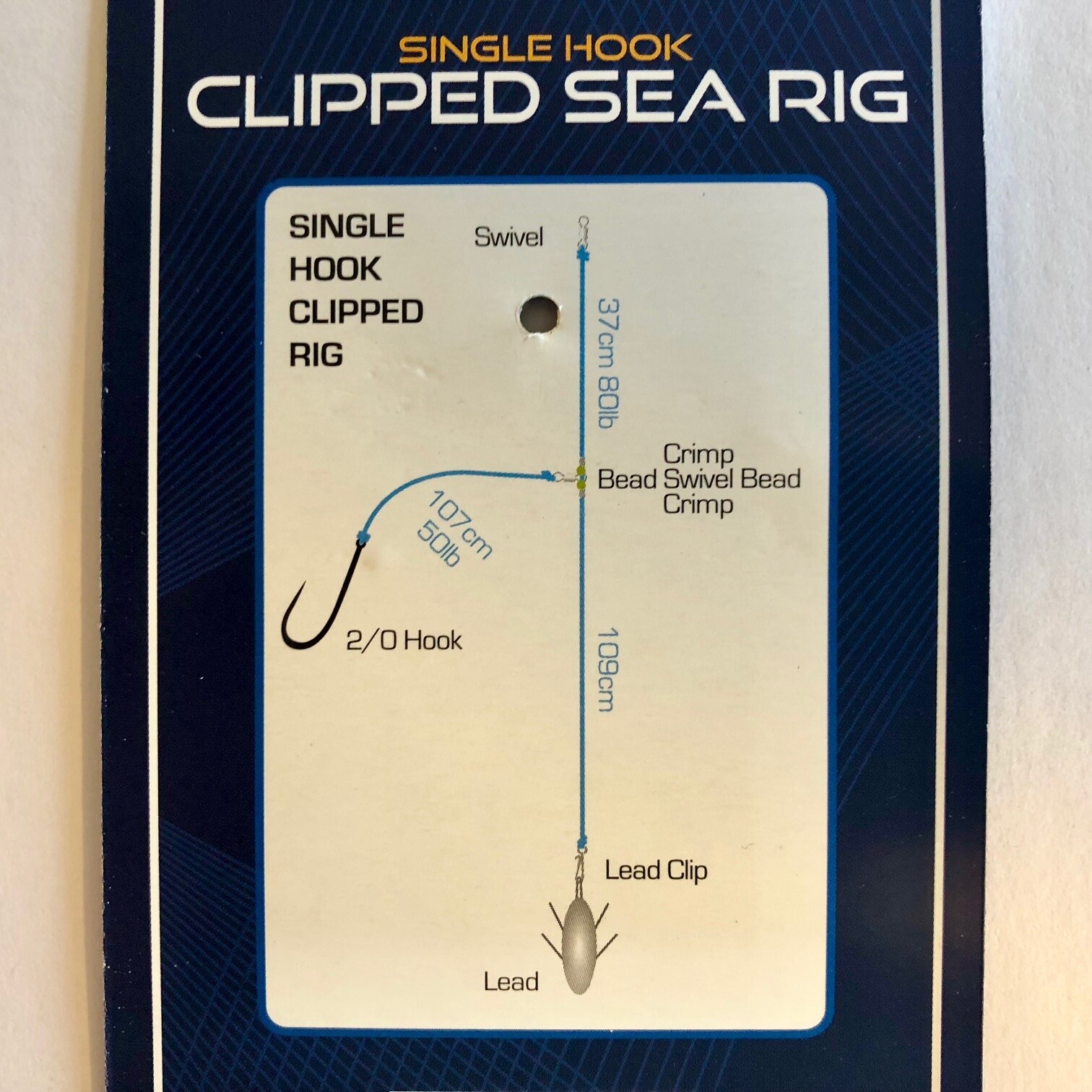 Sea Fishing Rigs x 7 Flapper Pulley Rig Double & Single Hook Clipped ...
