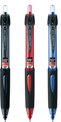 Uni Power Tank Standard Pressurized Ballpoint Pen SN-200PT Black Red ...