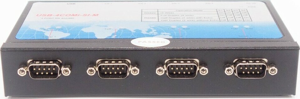 Titan USB to serial adapter, 4-port, RS422/RS485, optical isolation ...