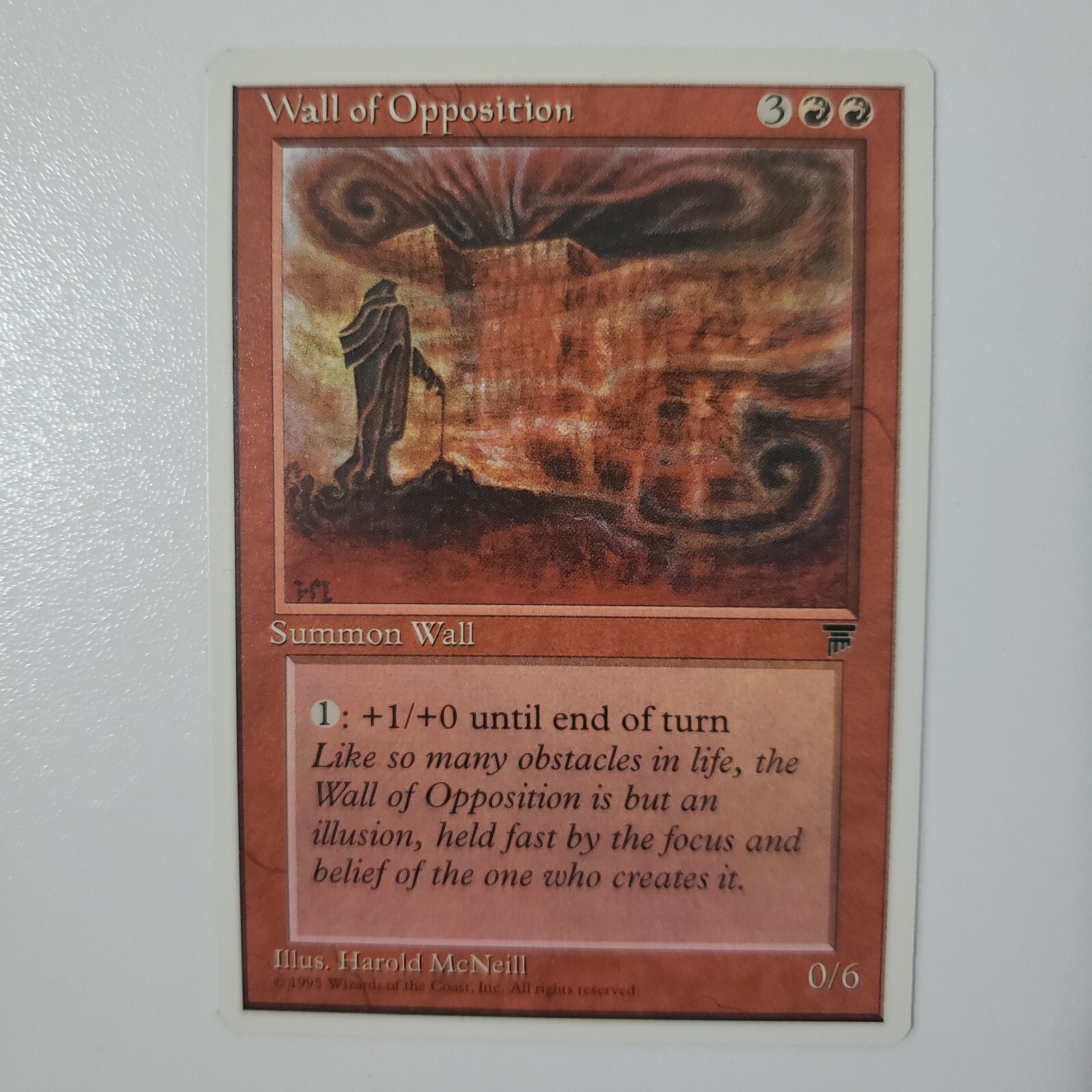 Wall of Opposition Vintage MTG Red Creature Magic The Gathering Card | eBay