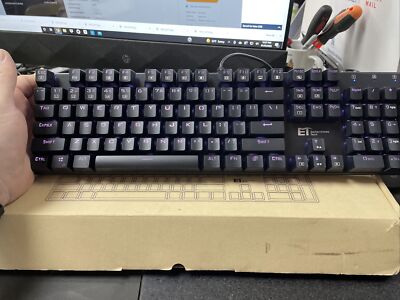 Eastern Tech I-601 Mechanical Keyboard With Lights | eBay