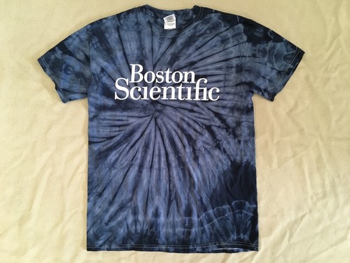 Boston Scientific Tshirt Medium Adult Blue Tie Dye | eBay