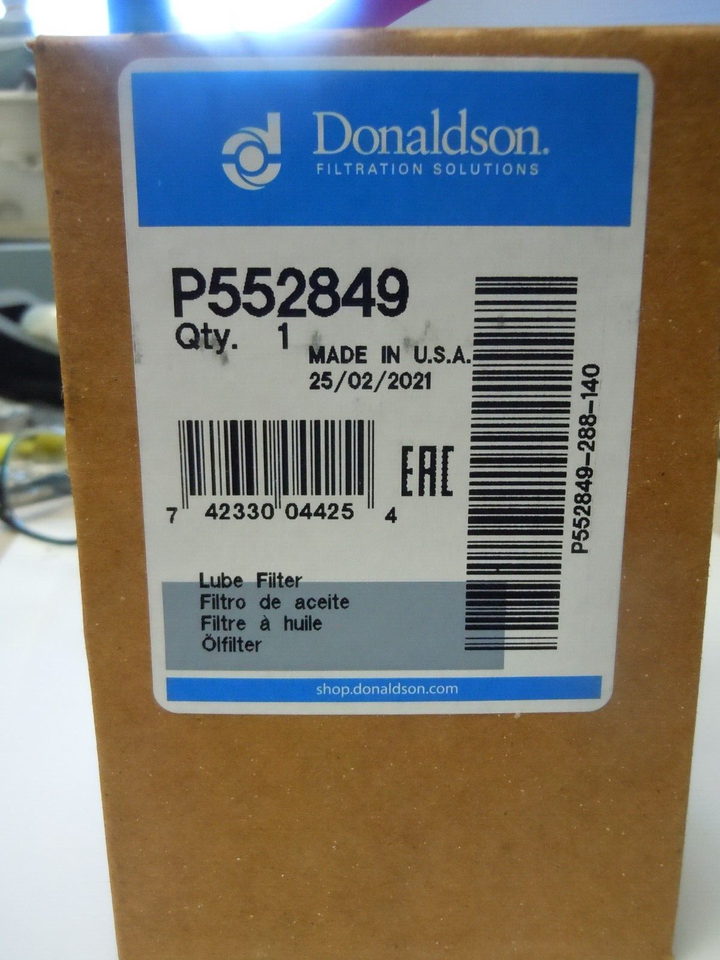 Donaldson P552849 LUBE FILTER, SPIN-ON FULL FLOW | eBay