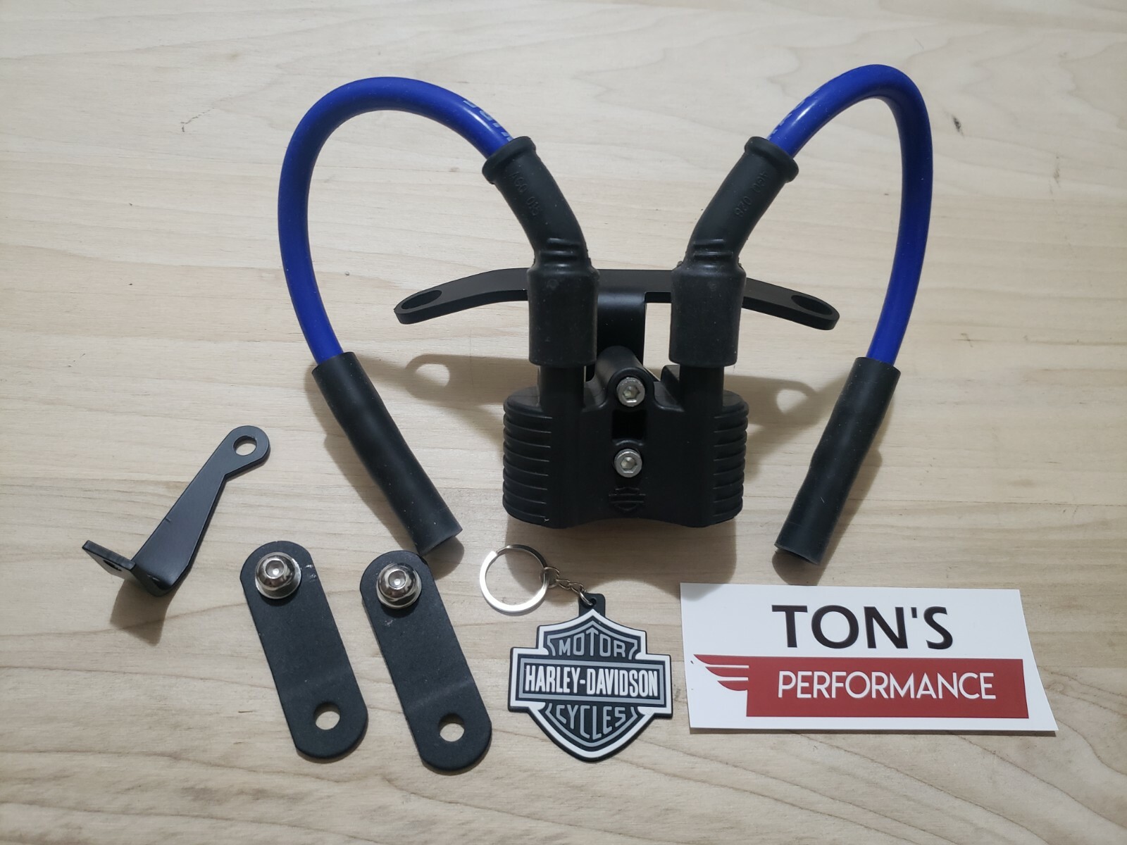 Complete Harley Davidson Sportster Coil Key Tank Lift Wires Relocation ...