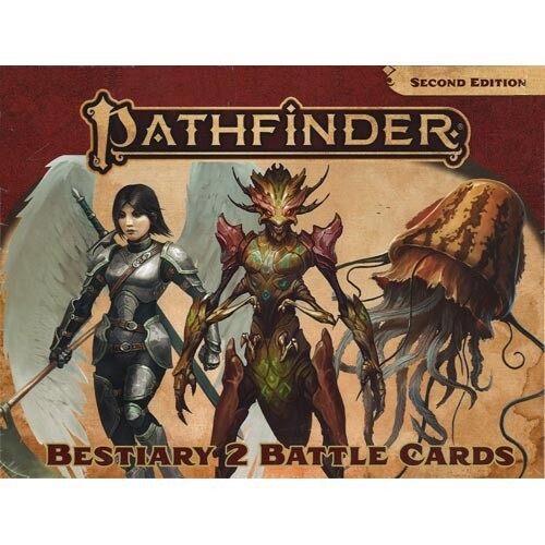 Paizo - Pathfinder 2nd Ed - BESTIARY 2 BATTLE Cards Box - RPG (SEALED ...