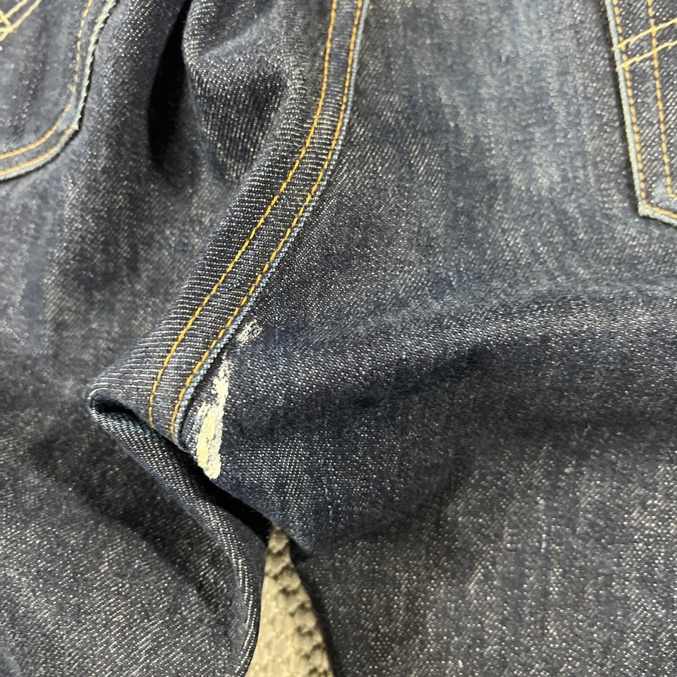 Levi's 501Z XX Jeans Mens 29X28 Cuffed USA Blue Selvedge Denim VTG Big ...