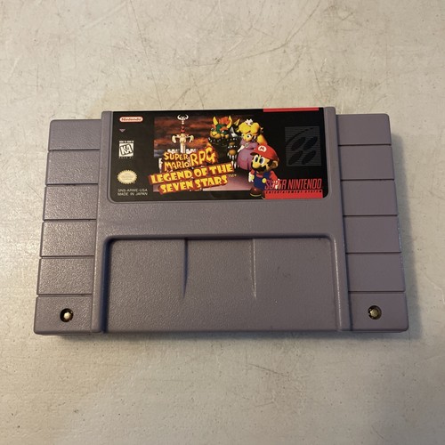 Super Mario RPG Legend of the Seven Stars Super Nintendo SNES Authentic ...