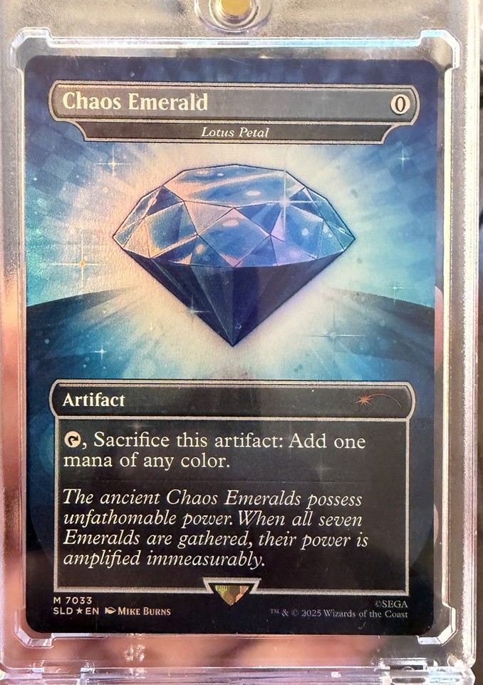 Sonic The Hedgehog Magic The Gathering Secret Lair Full Foil Set ...