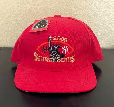 RARE Vintage Subway Series 2000 Yankees vs Mets Baseball Hat, Red, New ...