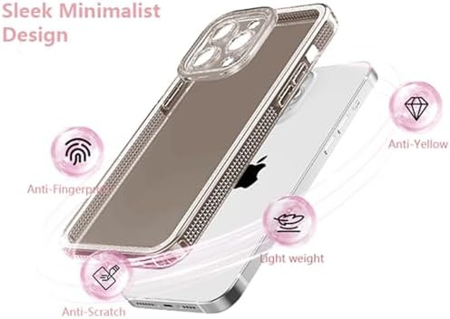 Designed for iPhone 13 Pro Max 6.7 inch,Sparkly Cute Clear Case for ...