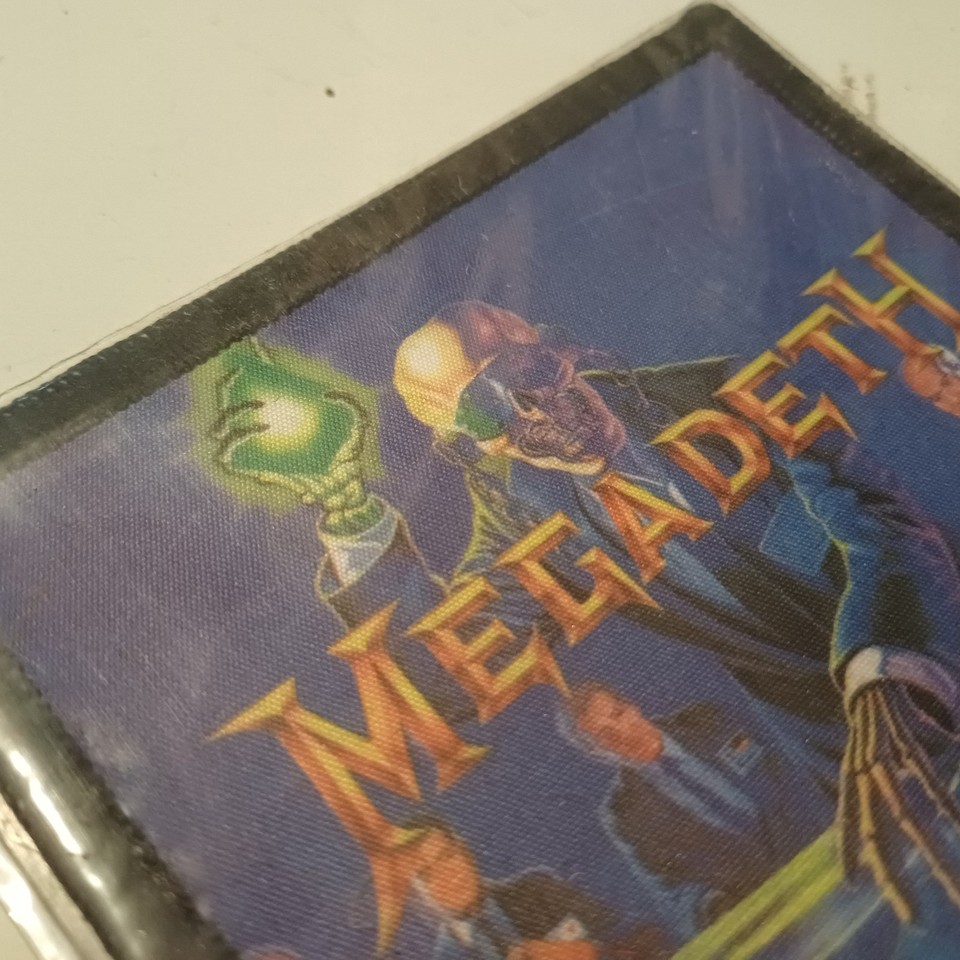 Vintage MEGADETH Unused 80s PATCH thrash metallica slayer | eBay
