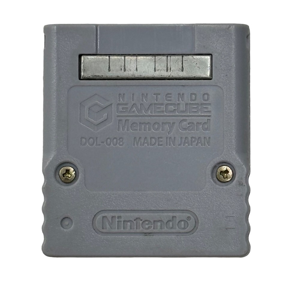 Nintendo Memory Card for GameCube Grey DOL-008 | eBay