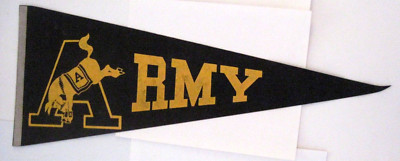 Large Vintage ARMY Pennant w/ Bucking Donkey - Nice Army Colors * | eBay