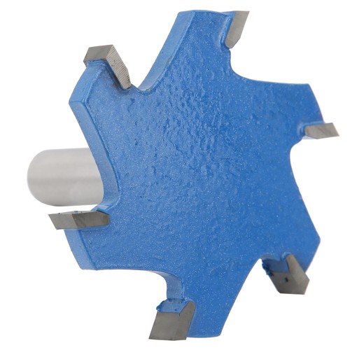 12mm Shank 6 Teeth TShaped Milling Cutter Woodworking Router Bit Tool ...