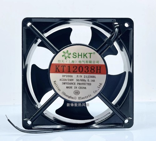 SHKT KT12038H 220V 0.14A 12CM 2-Wire Axial Fan | eBay