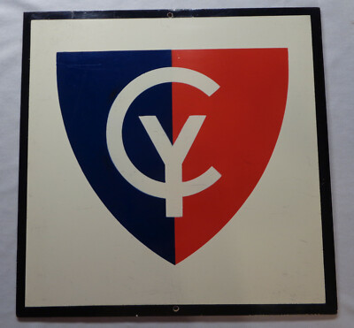 RARE WW1 38th Infantry "Cyclone" Div Isorel Masonite SSI Enameled ...