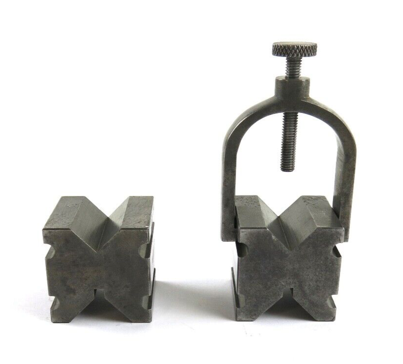 Vintage Machinist V-Block & Clamp Set 1-1/4" x 1-3/4" | eBay