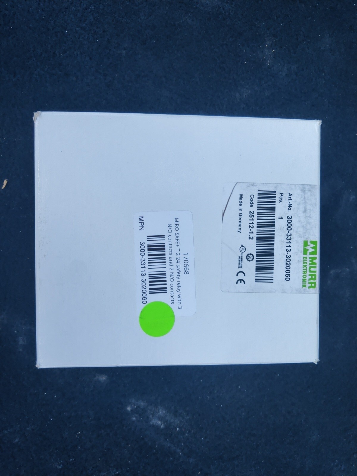 MURR ELEKTRONIK 3000-33113-3020060 / 3000331133020060 (BRAND NEW) | eBay.de