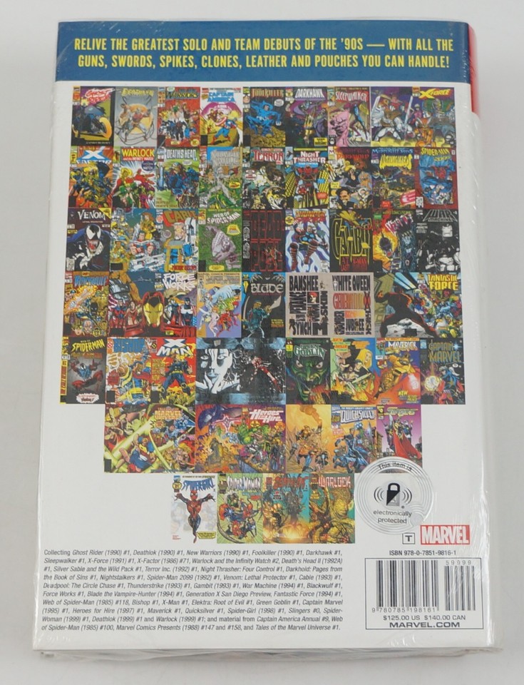Marvel Firsts: the 1990s Omnibus HC NEW SEALED Deadpool Venom Spider ...