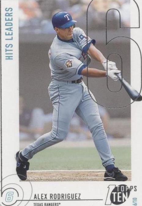 2002 Topps Ten - Alex Rodriguez #6 for sale online | eBay