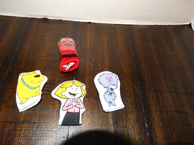 General Mills Cereal Clifford Big Red Dog Complete Set of 4 Finger ...