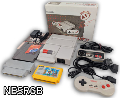 AV Famicom / jap NES Top Loader NTSC US Original Nintendo NESRGB HVC ...