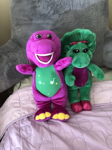 Preowned Fisher Price Magical Friend Talking Barney & Plush Baby Bop | eBay