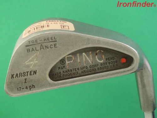 Ping Karsten I Pat Pend 4 Iron Steel Heel-Toe Balance Shaft Men Right ...
