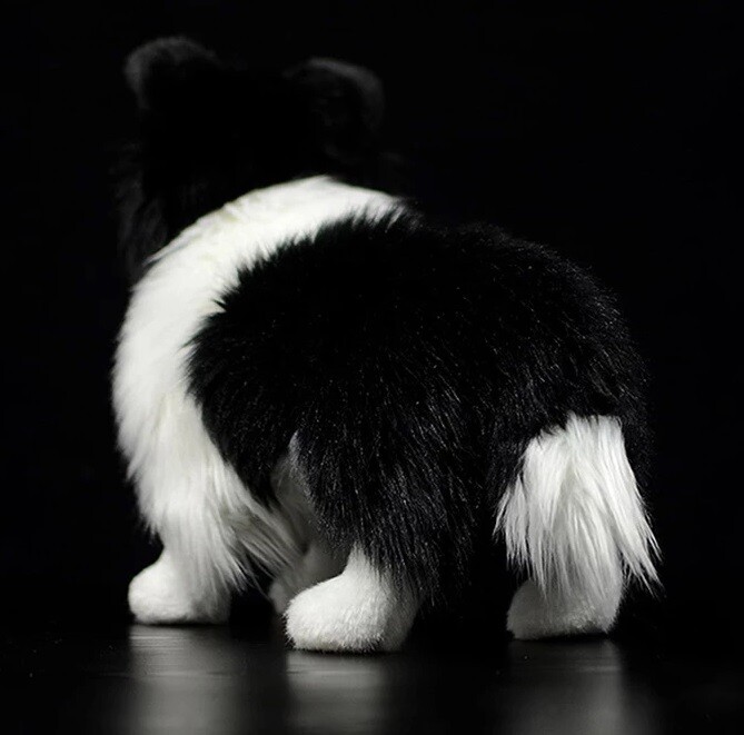 Border Collie Dog 10 Inch Stuffed Animal Plush Toys Toddler Doll Kids ...